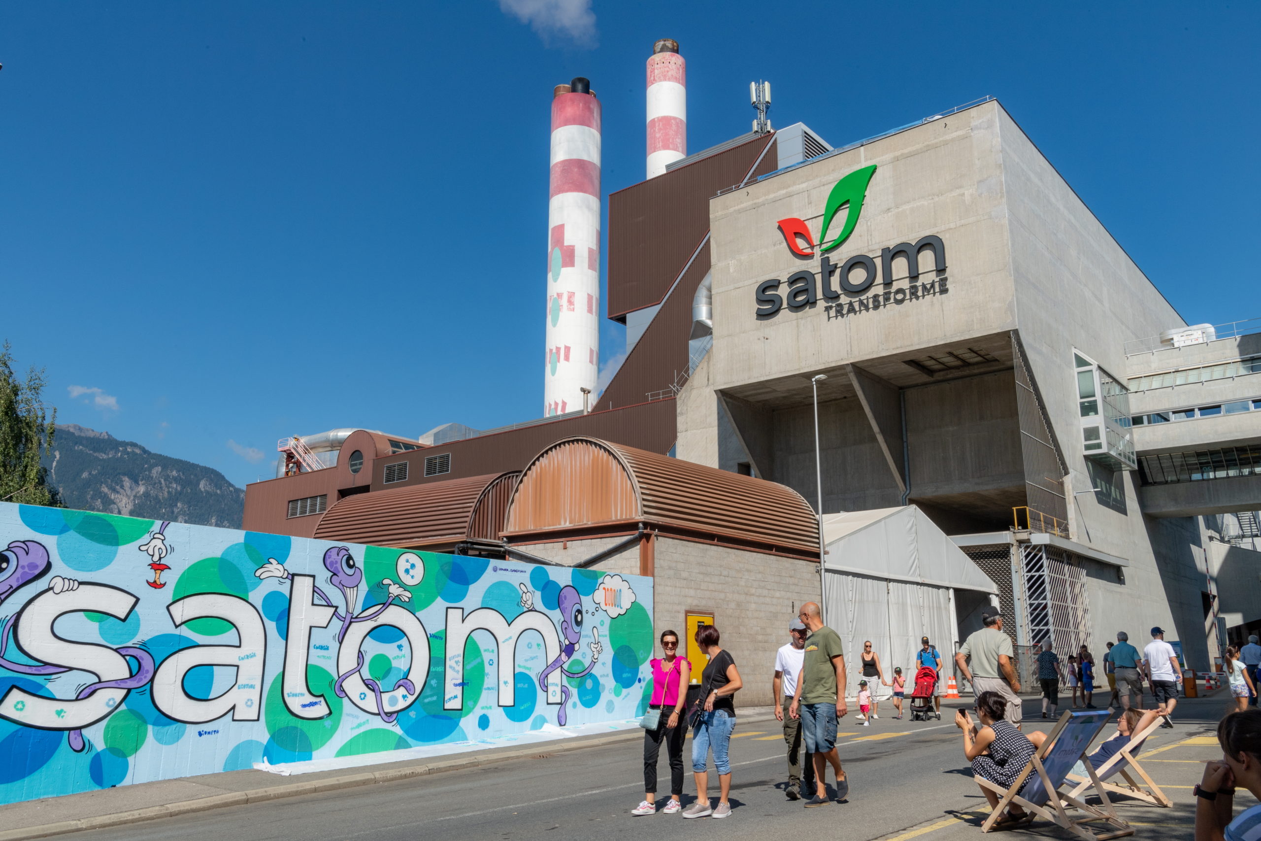 Incendie et dégâts matériels sur la turbine à vapeur de Satom SA à Monthey - Satom SA